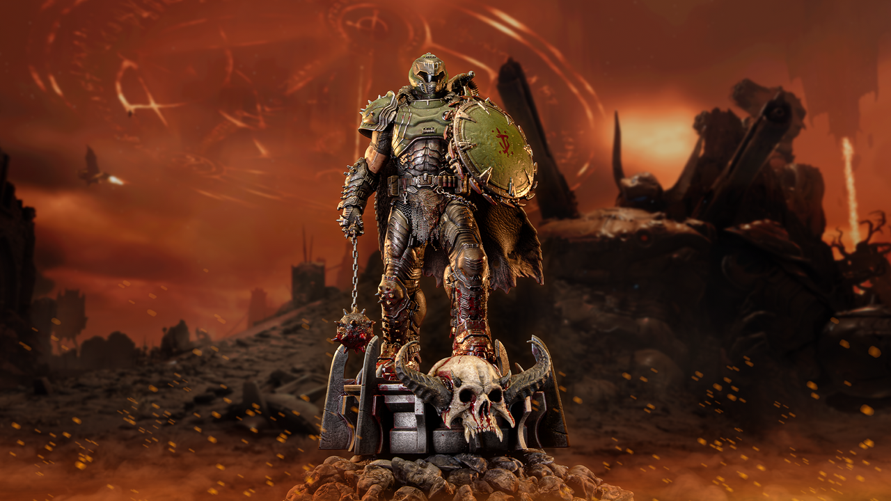 New Product Announcement: DOOM: The Dark Ages - Doom Slayer Statue ...