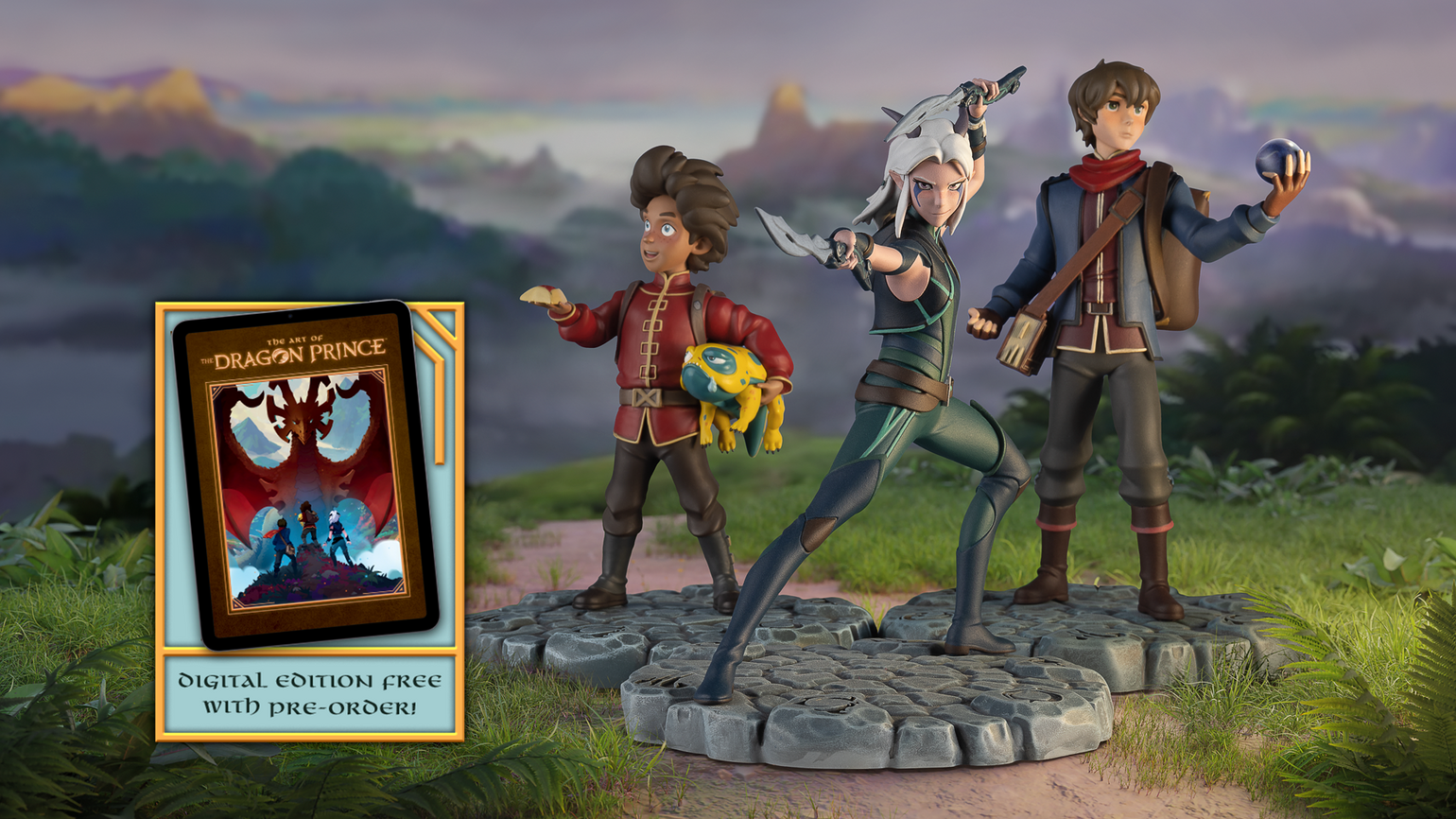 New Product Announcement - The Dragon Prince: Rayla, Ezran, and Callum ...