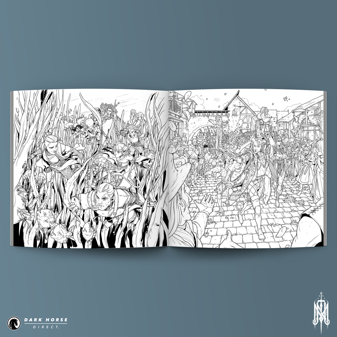 Critical Role: The Mighty Nein Coloring Book TPB – Dark Horse Direct