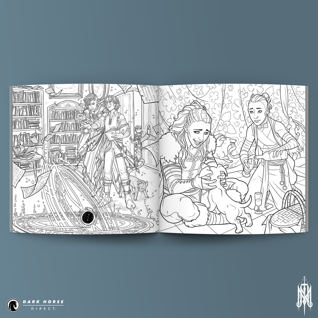 Critical Role: The Mighty Nein Coloring Book TPB – Dark Horse Direct