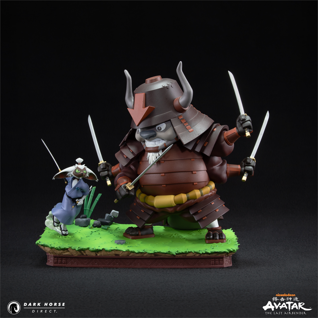 Avatar: The Last Airbender - Samurai Appa vs Ronin Momo Statue – Dark ...