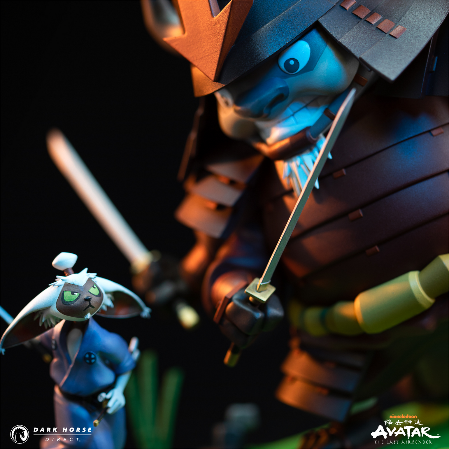 Avatar: The Last Airbender - Samurai Appa vs Ronin Momo Statue – Dark ...