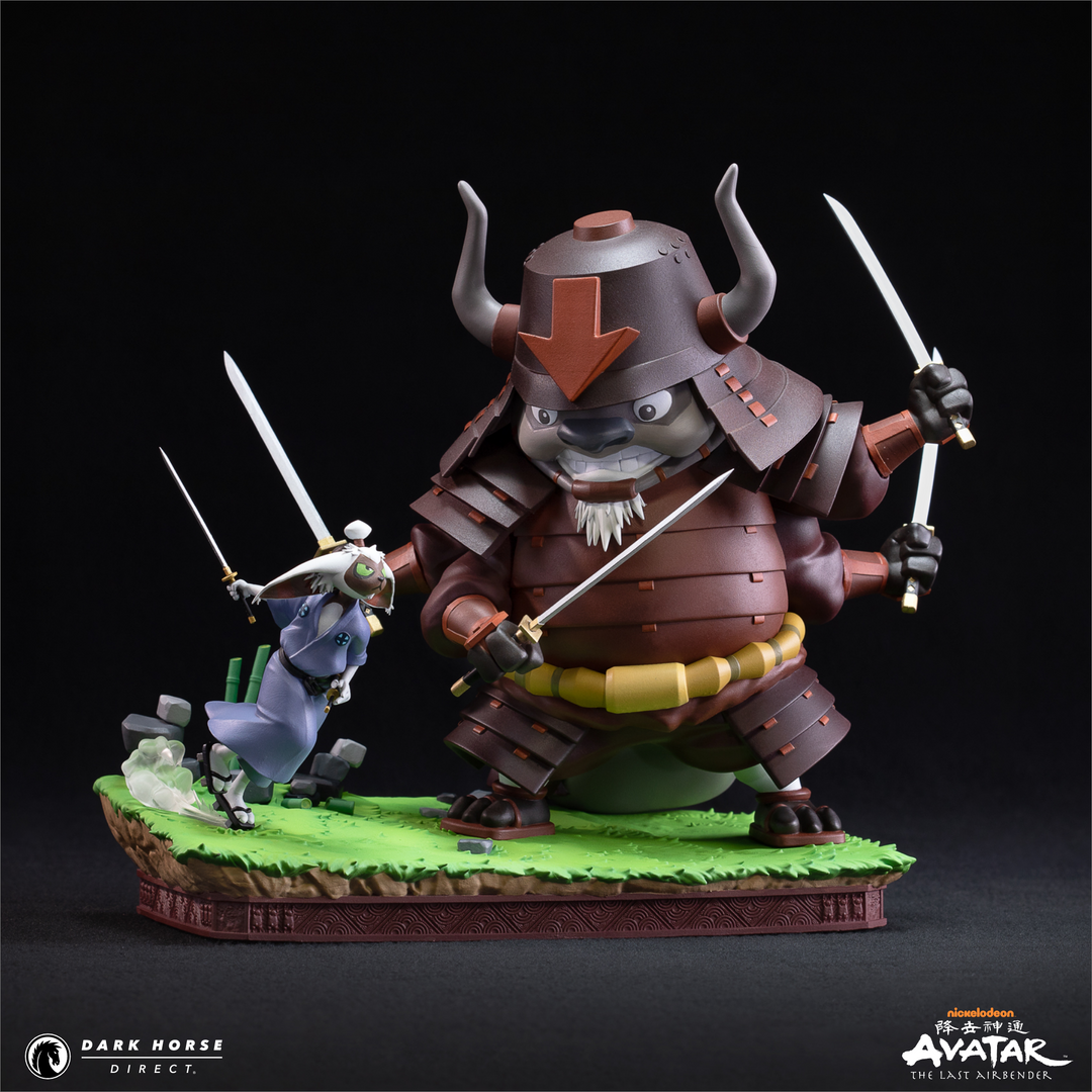 Avatar: The Last Airbender - Samurai Appa vs Ronin Momo Statue – Dark ...