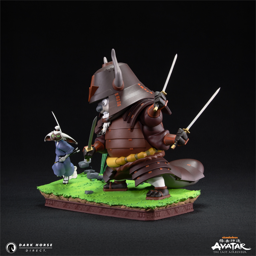 Avatar: The Last Airbender - Samurai Appa vs Ronin Momo Statue – Dark ...