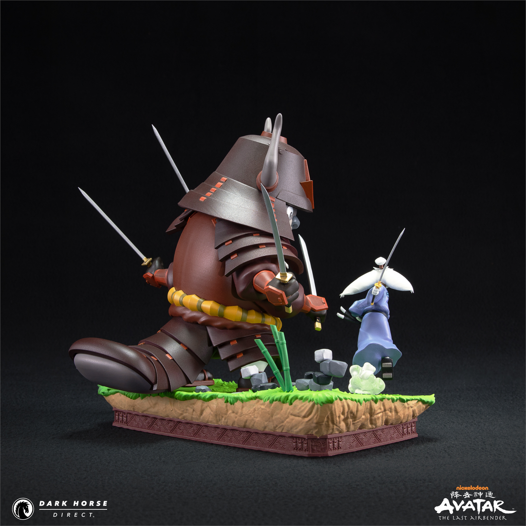 Avatar: The Last Airbender - Samurai Appa vs Ronin Momo Statue – Dark ...