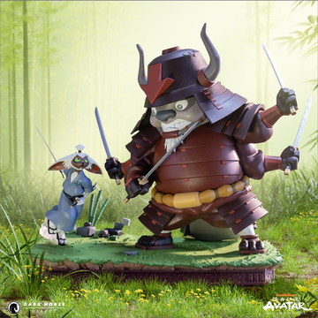 Avatar: The Last Airbender - Samurai Appa vs Ronin Momo Statue – Dark ...