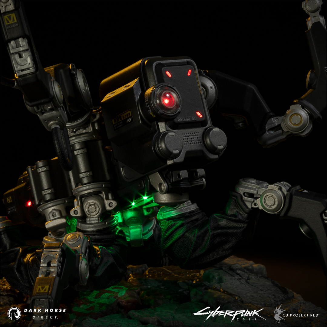 Cyberpunk 2077: Militech Spiderbot “Flathead” Statue – Dark Horse Direct