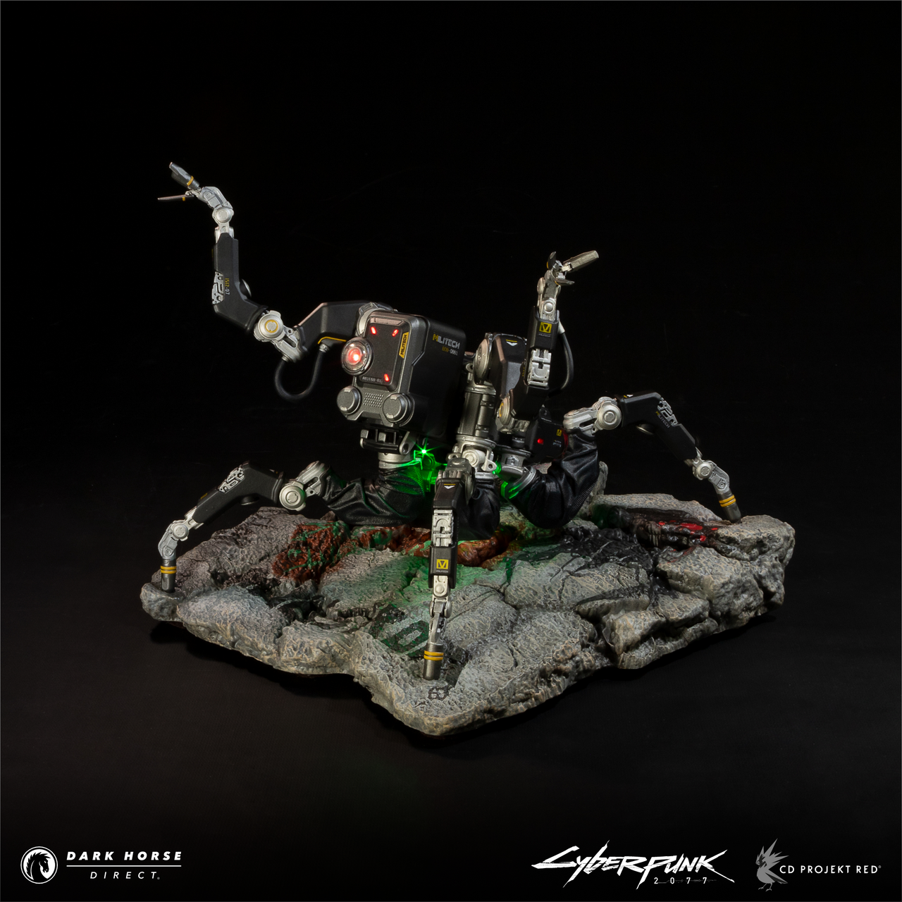 Cyberpunk 2077: Militech Spiderbot “Flathead” Statue – Dark Horse Direct