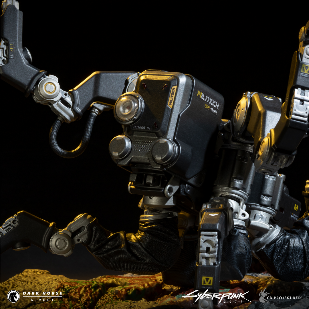Cyberpunk 2077: Militech Spiderbot “Flathead” Statue – Dark Horse Direct