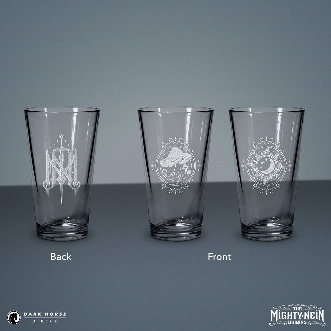 Critical Role: The Mighty Nein Pint Glass Set - Caduceus Clay and Moll ...