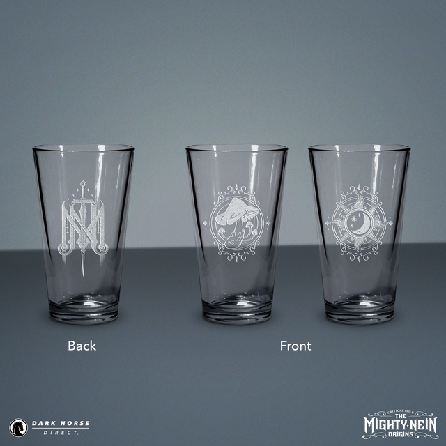 Critical Role: The Mighty Nein Pint Glass Set - Caduceus Clay and Moll ...