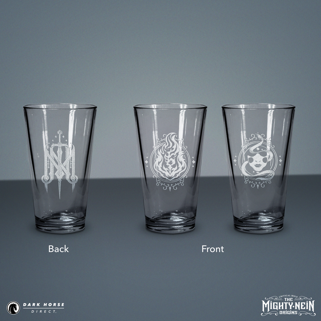 Critical Role: The Mighty Nein Pint Glass Set - Caleb Widogast and Not ...