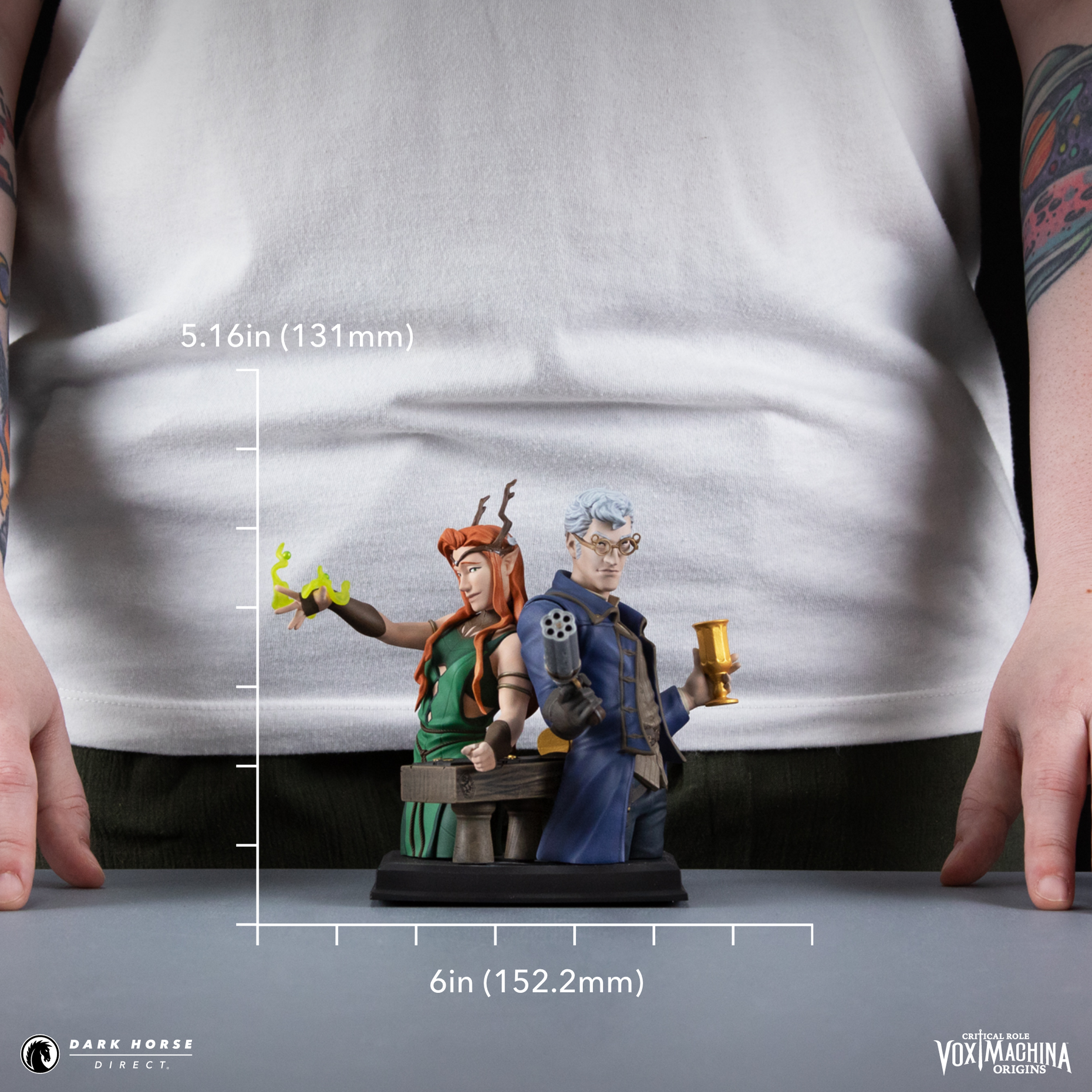 Critical Role: Vox Machina Origins - Keyleth and Percy Bust – Dark ...