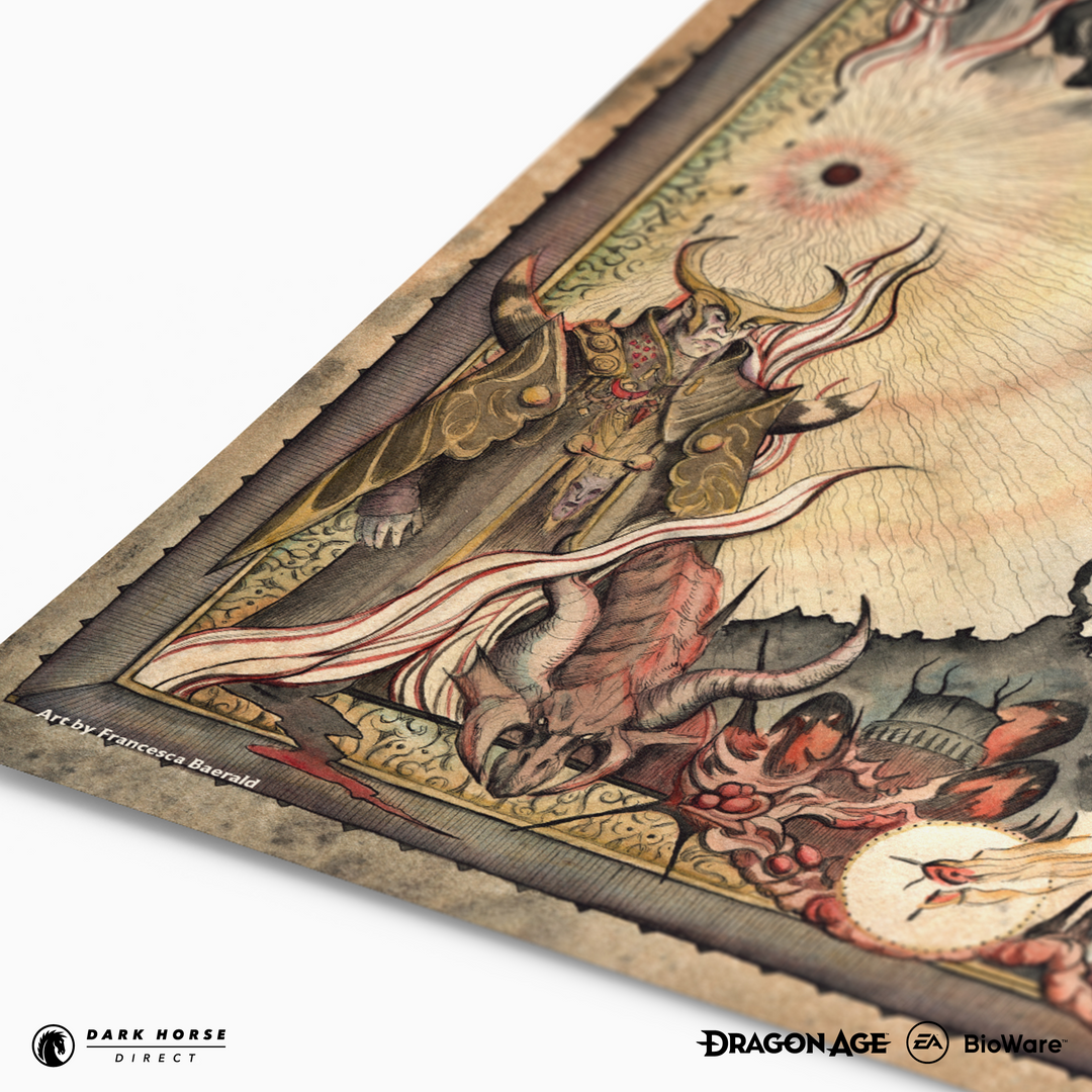 Dragon Age: The Veilguard - Thedas Map Fine Art Print – Dark Horse Direct