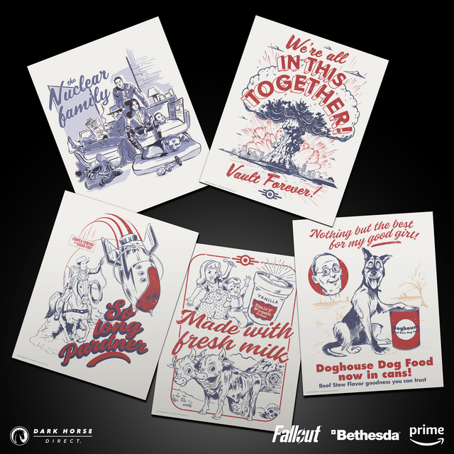 Fallout (Amazon): The Nuclear Family Screenprint Bundle – Dark Horse Direct