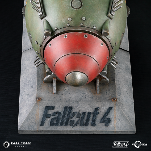 Fallout 4: Liberty Prime Nuke Bomb Bookends – Dark Horse Direct