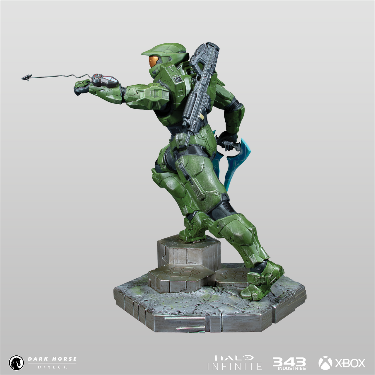 Halo Infinite: Master Chief With Grappleshot PVC Statue – Dark Horse Direct