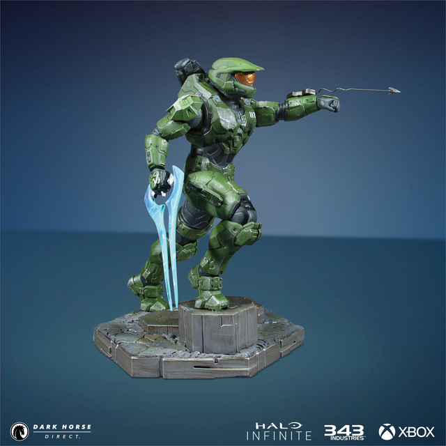 Halo Infinite: Master Chief With Grappleshot PVC Statue – Dark Horse Direct