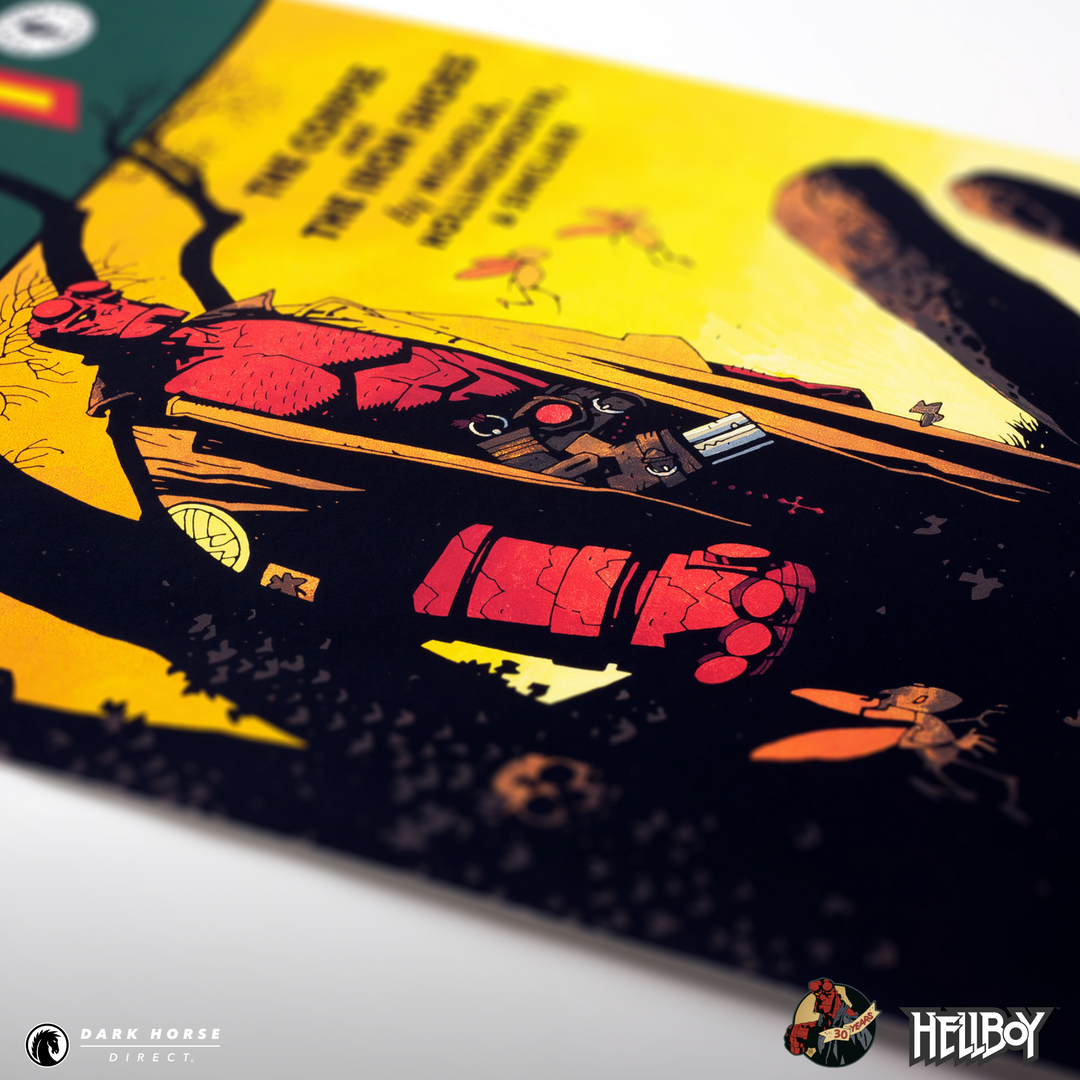 Hellboy 30th Anniversary: The Corpse and The Iron Shoes Screenprint ...