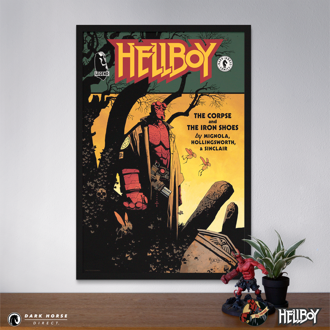 Hellboy 30th Anniversary: The Corpse and The Iron Shoes Screenprint ...