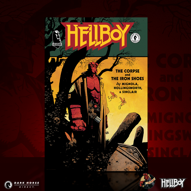 Hellboy 30th Anniversary: The Corpse and The Iron Shoes Screenprint ...