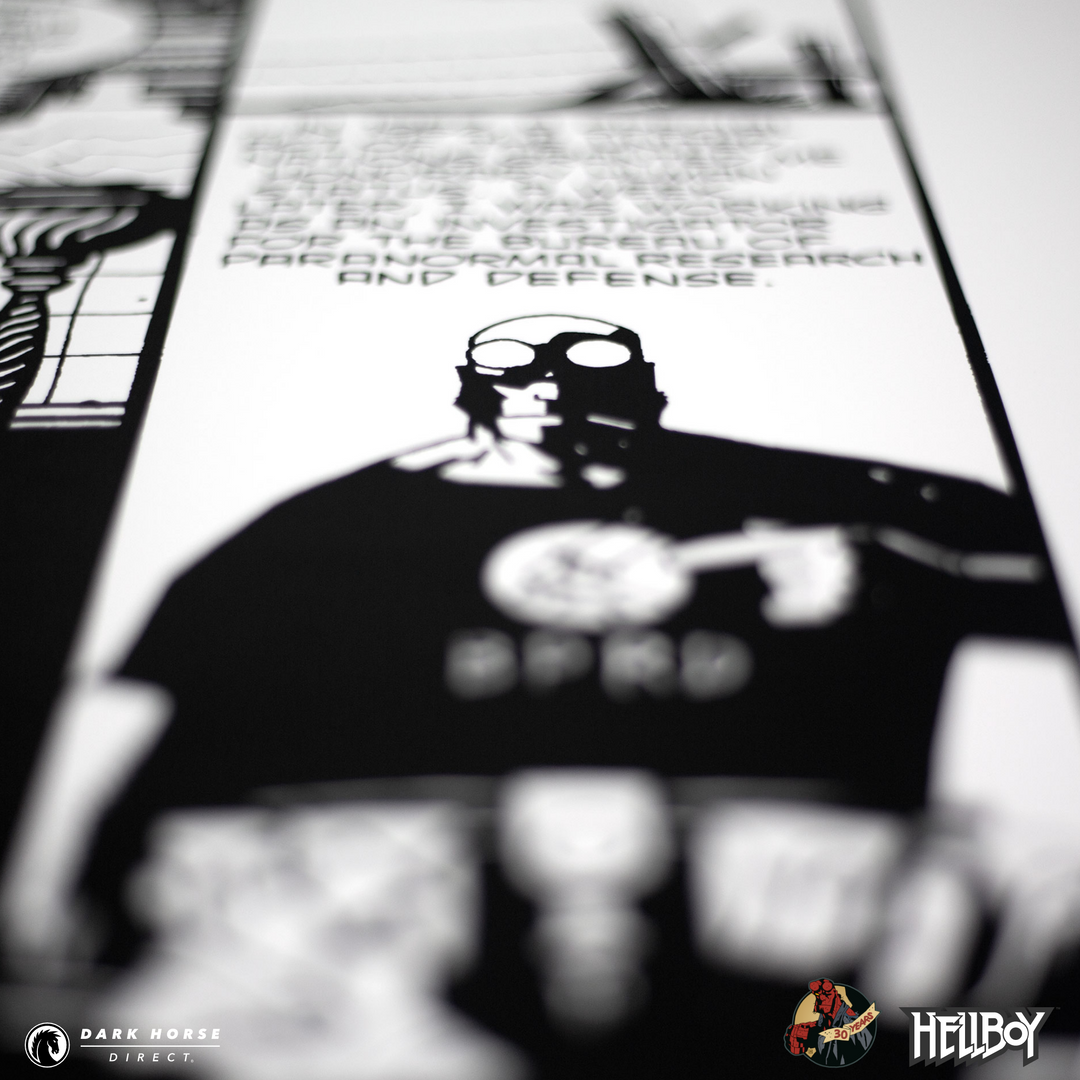 Hellboy 30th Anniversary: Wake the Devil 1994 Comic Ad Screenprint ...