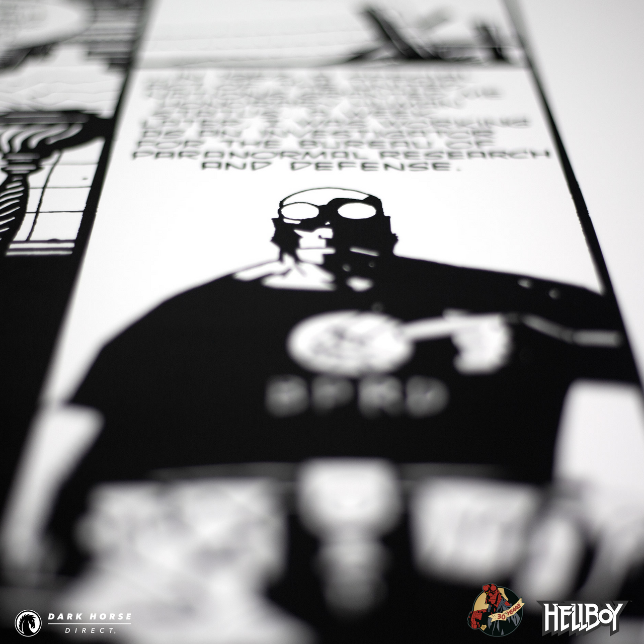 Hellboy 30th Anniversary: Wake the Devil 1994 Comic Ad Screenprint ...