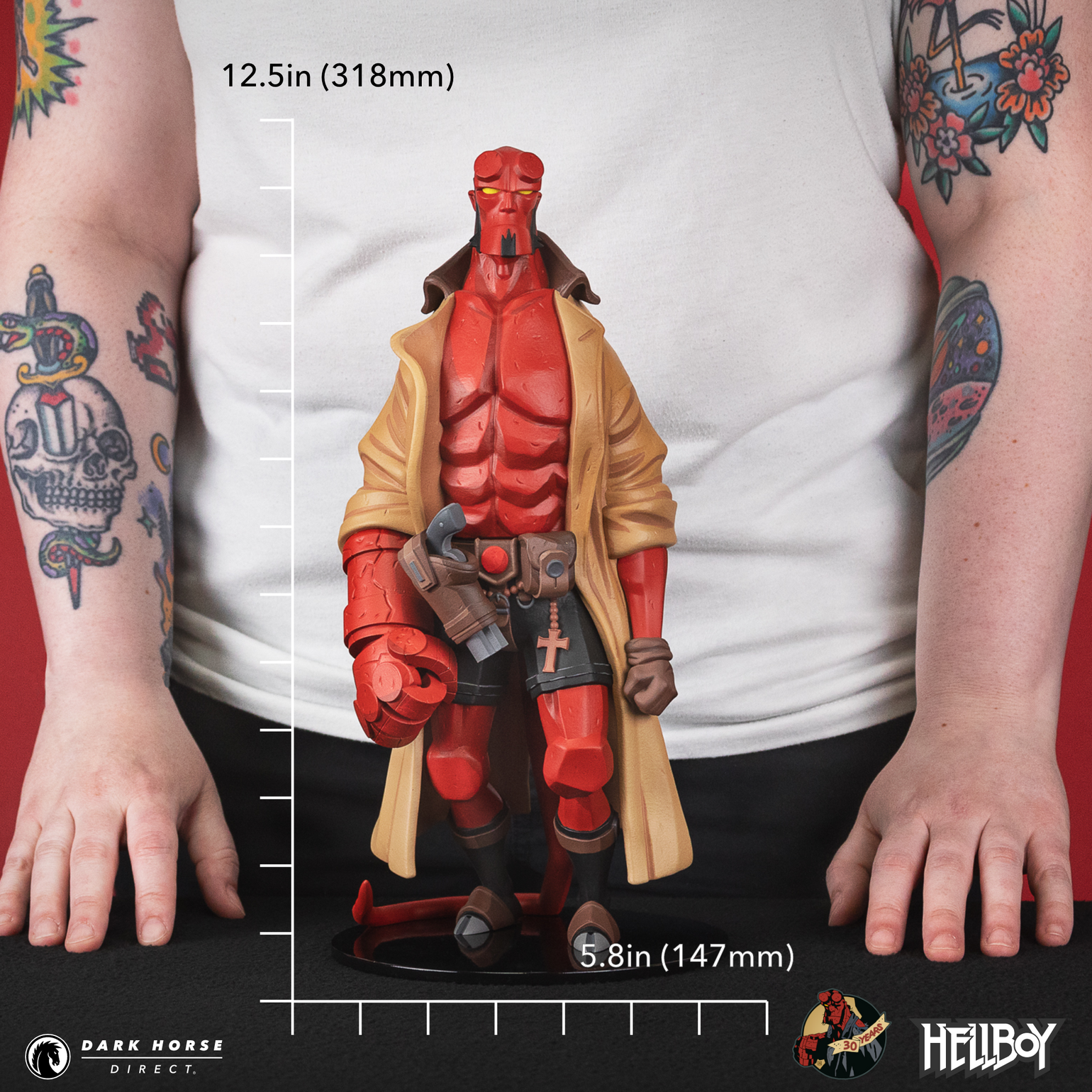 Hellboy 30th Anniversary Deluxe Vinyl Figure – Dark Horse Direct