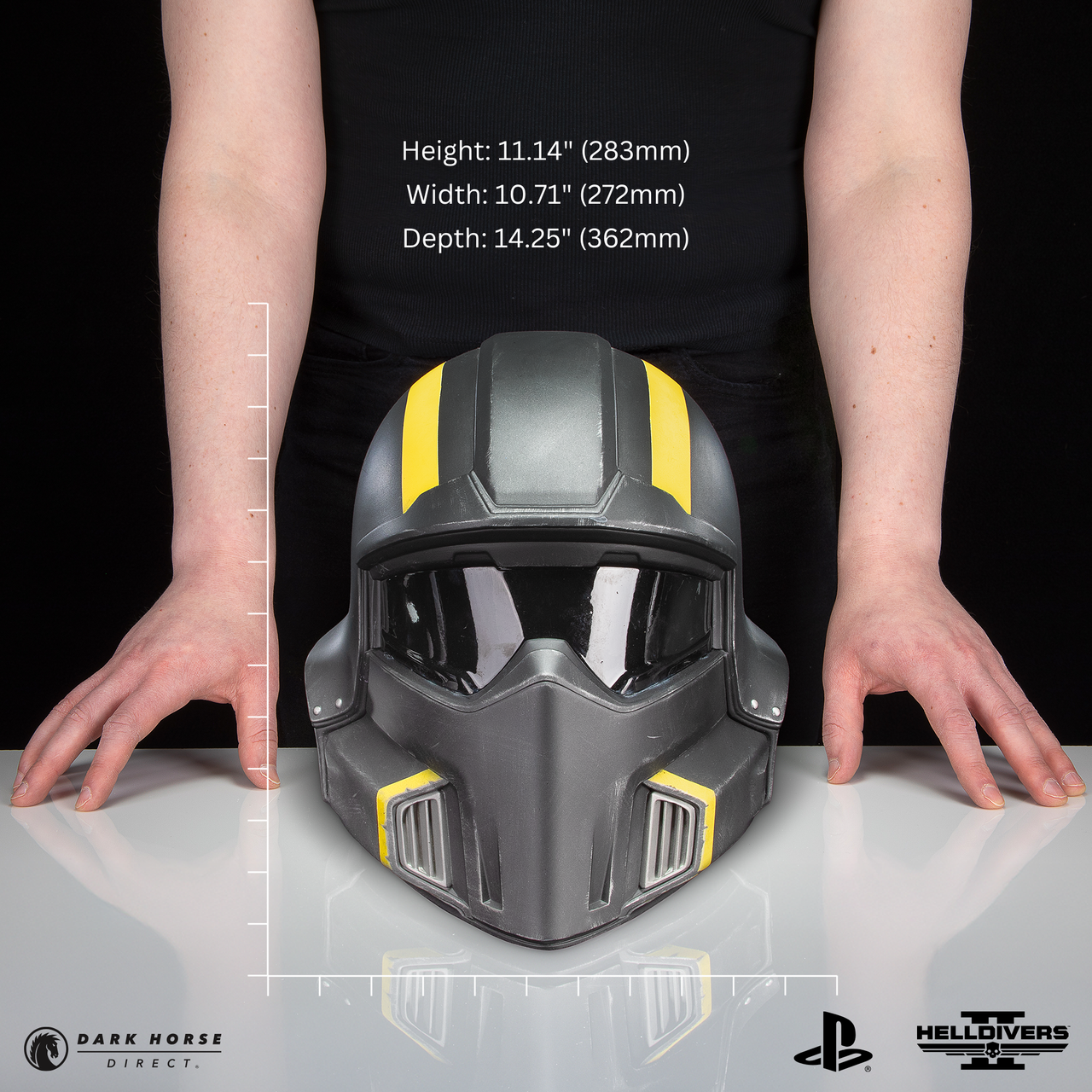 Helldivers 2: B-01 Tactical Helmet 1:1 Scale Replica – Dark Horse Direct