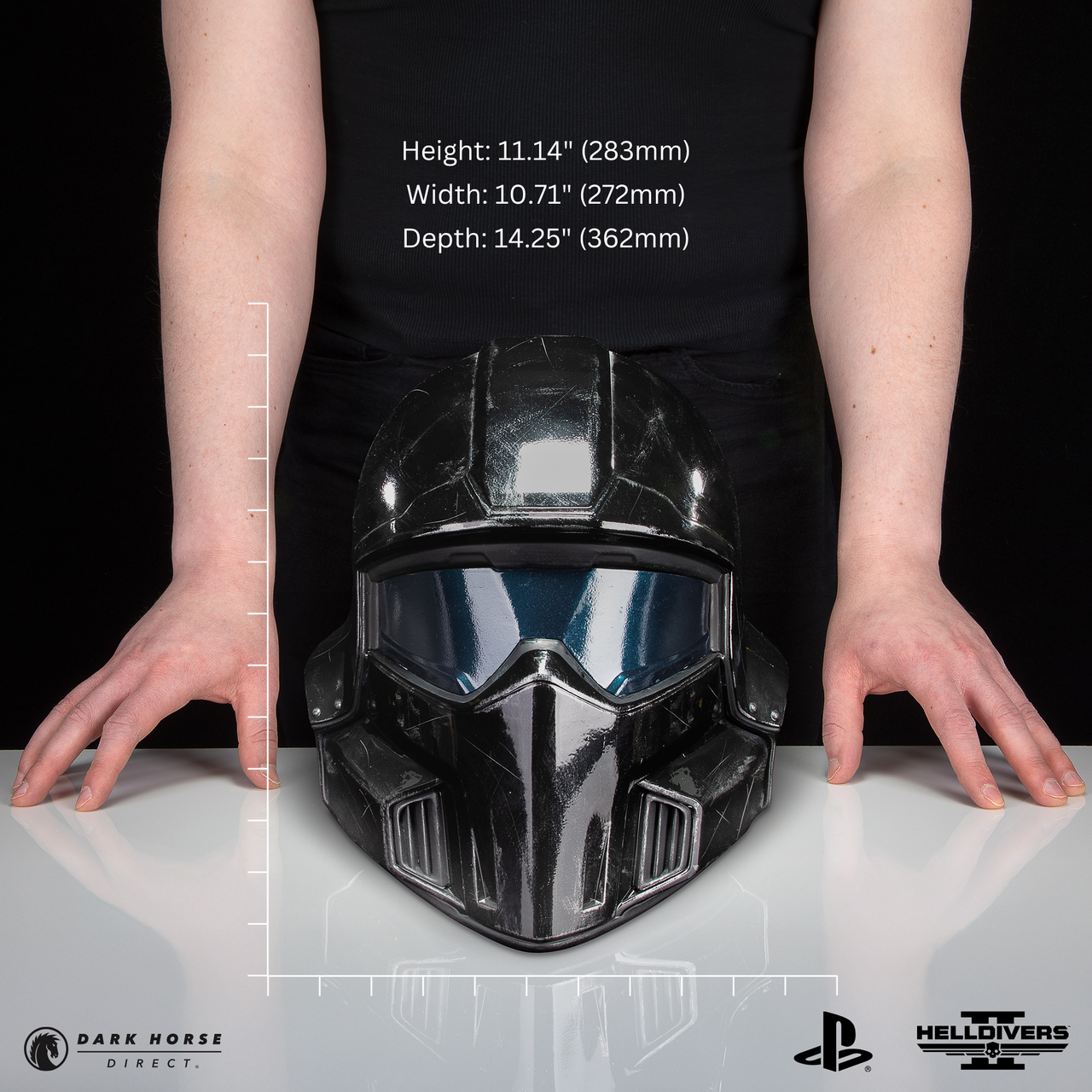 Helldivers 2: B-22 Model Citizen Helmet 1:1 Scale Replica – Dark Horse ...