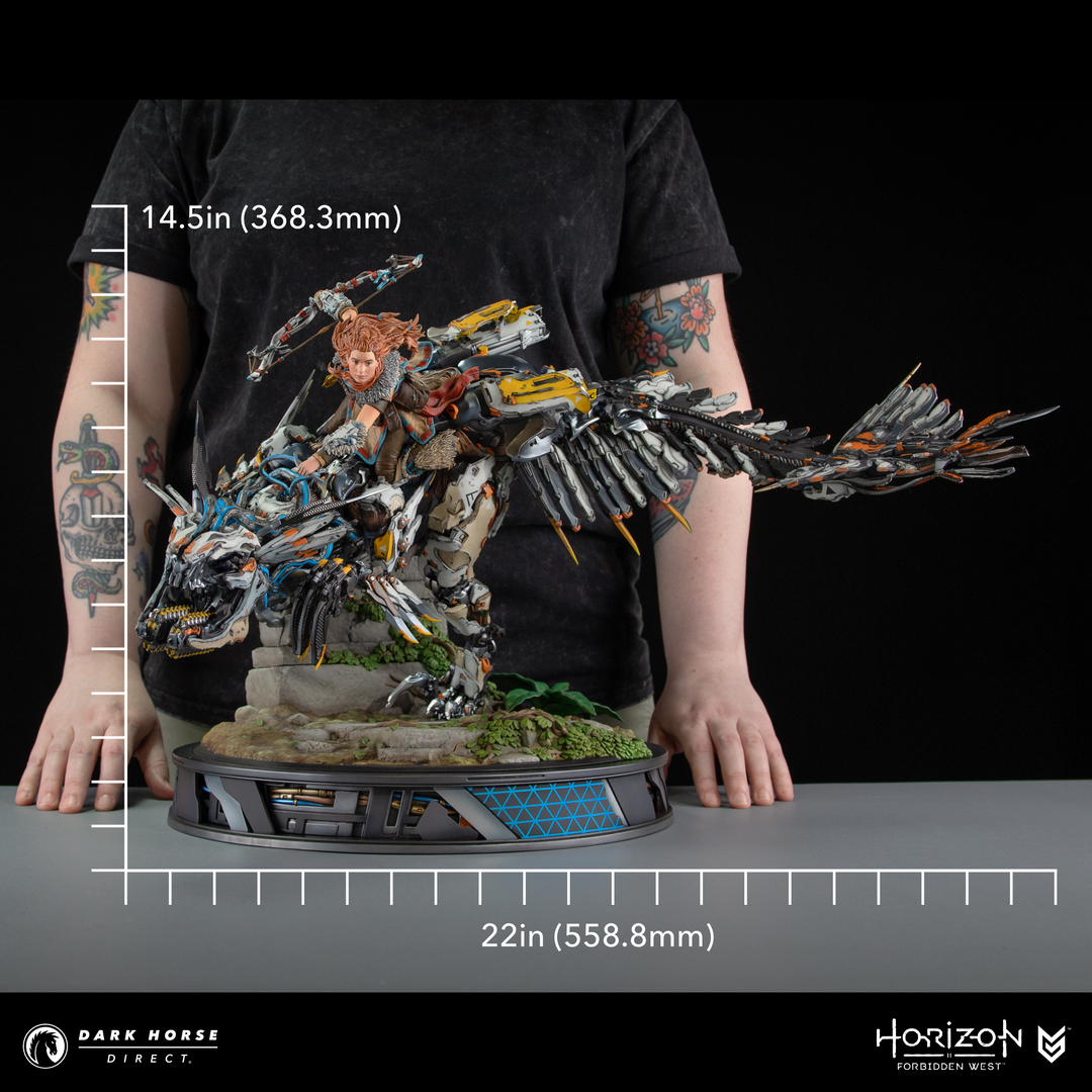 Horizon Forbidden West: Aloy on Clawstrider 1:9 Scale Premium Statue ...