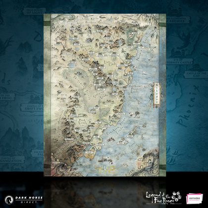 Legend of the Five Rings: Map of Rokugan Fine Art Print – Dark Horse Direct