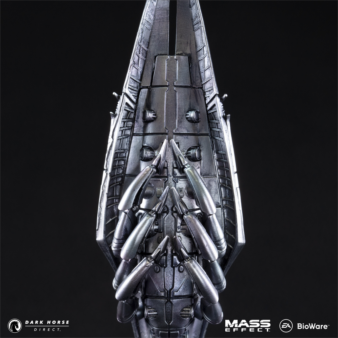 Mass Effect: 8" Reaper Sovereign Die-Cast Ship Replica - Silver Varian ...