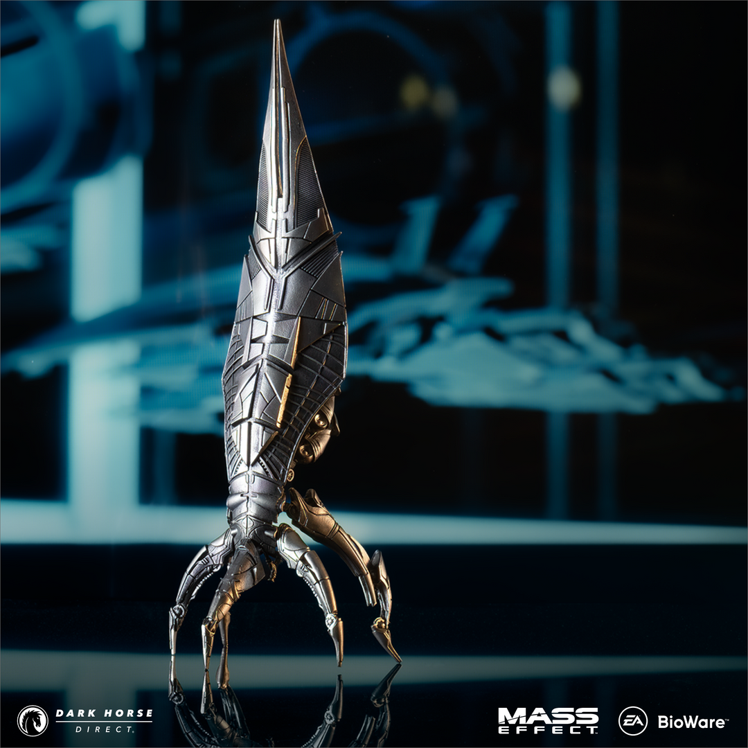 Mass Effect: 8" Reaper Sovereign Die-Cast Ship Replica - Silver Varian ...
