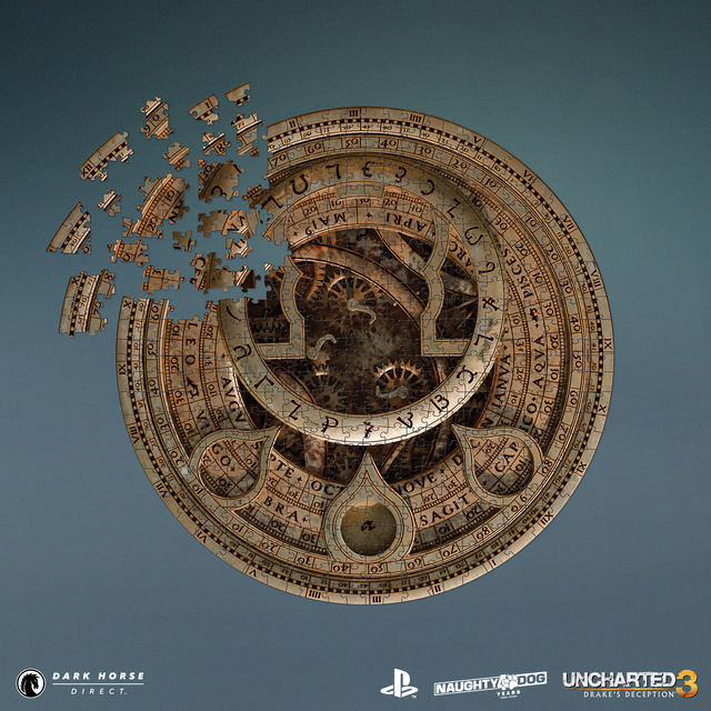 UNCHARTED Cipher Disk Deluxe Circular Puzzle – Dark Horse Direct
