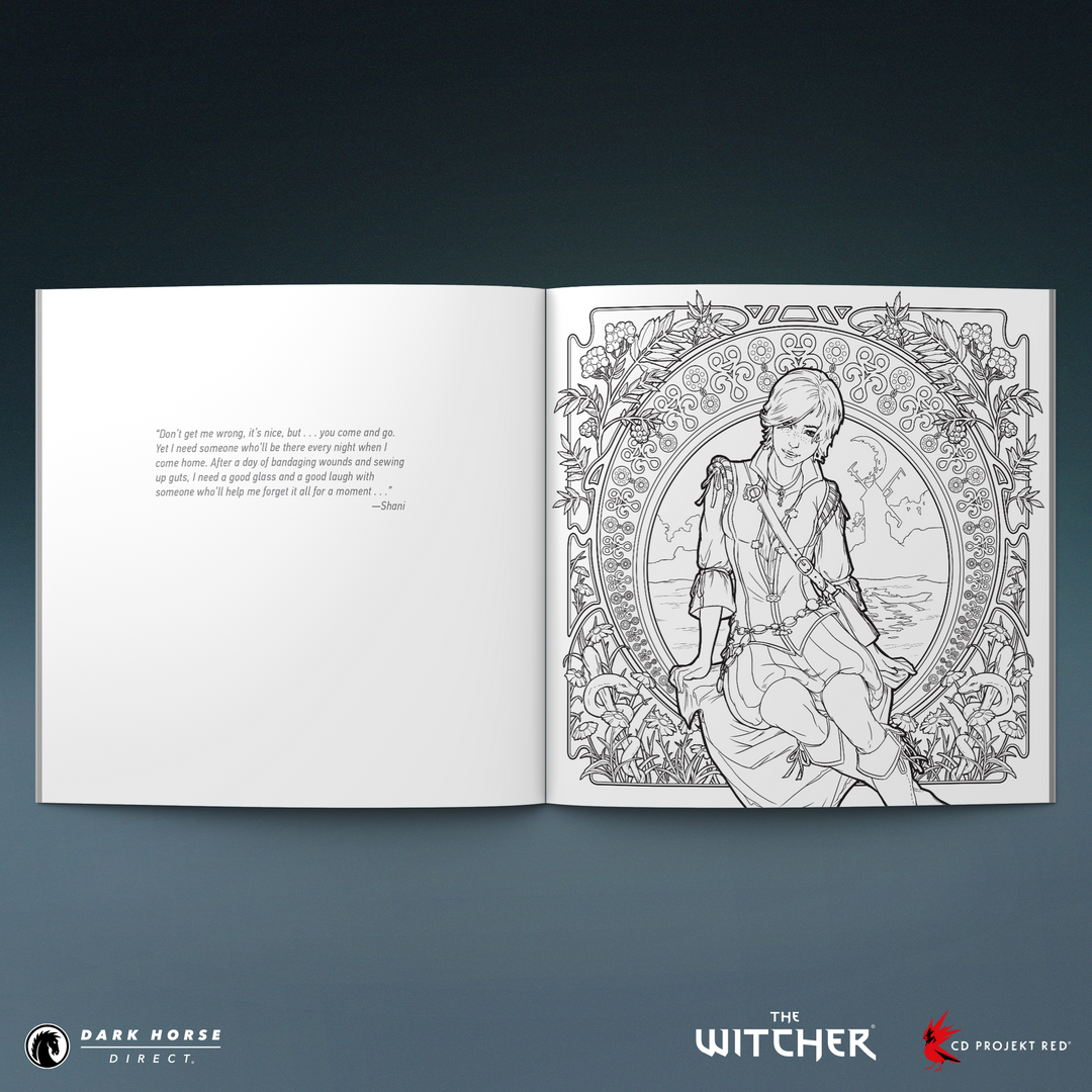 The Witcher Adult Coloring Book TPB – Dark Horse Direct