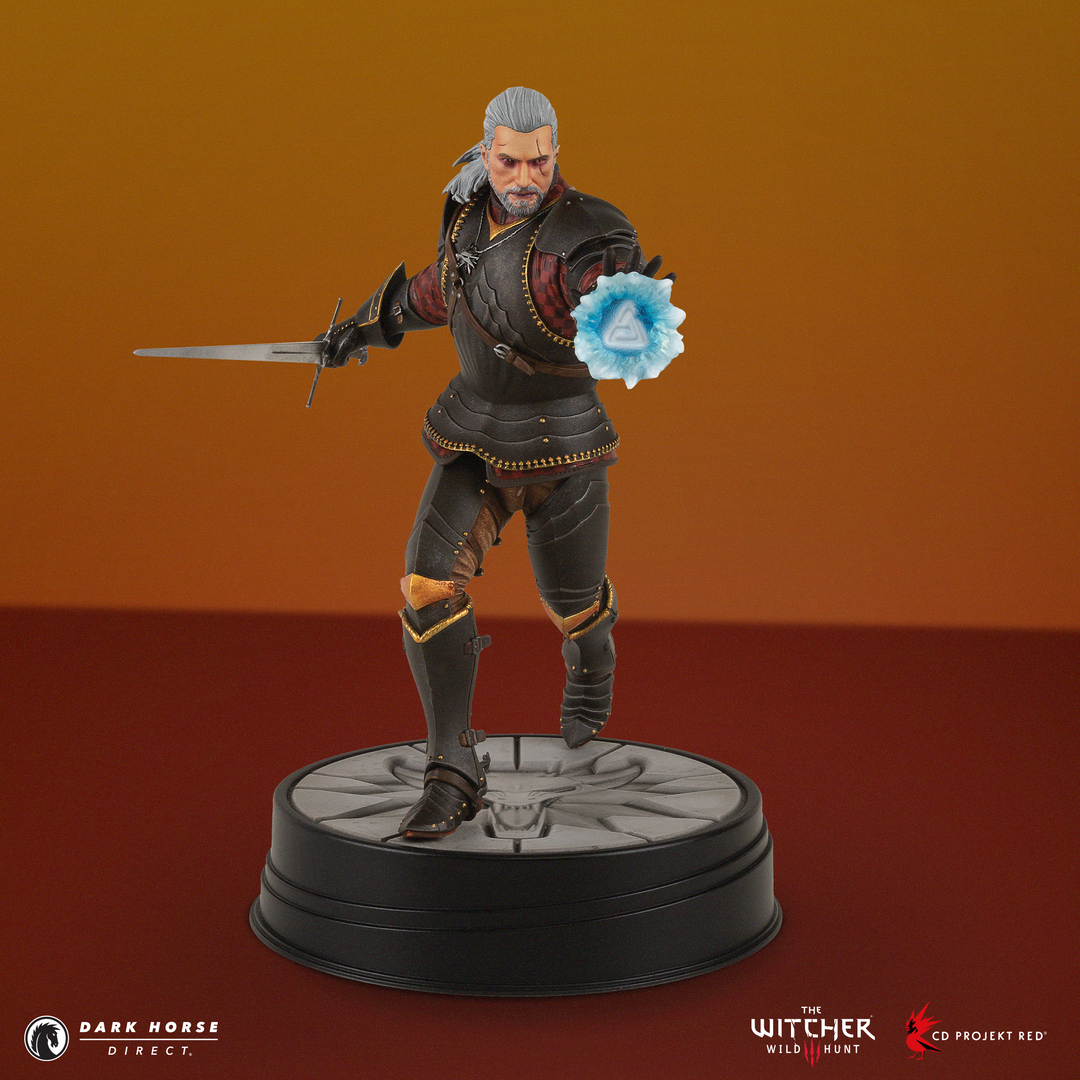The Witcher 3: Wild Hunt - Geralt Toussaint Tourney Armor Figure – Dark ...