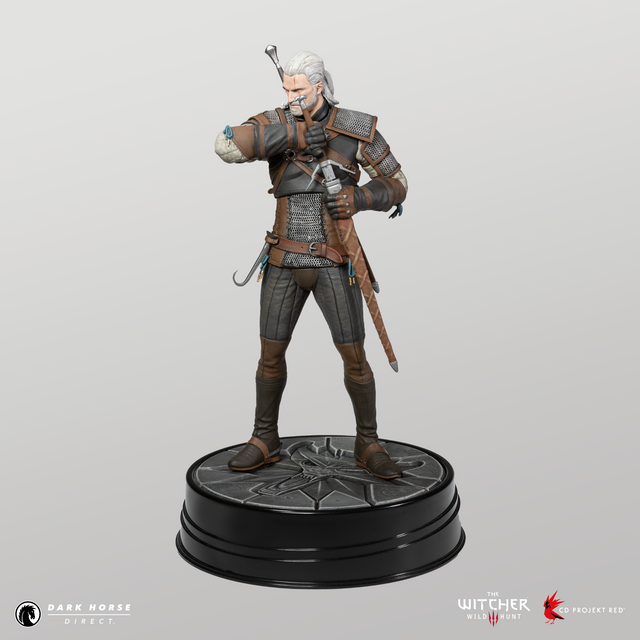 The Witcher 3 - Wild Hunt: Geralt Deluxe Hearts of Stone Figure – Dark ...