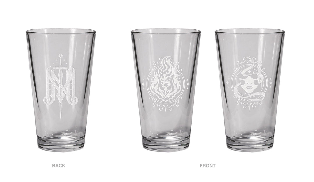 Critical Role: The Mighty Nein Pint Glass Set - Caleb Widogast and Not ...