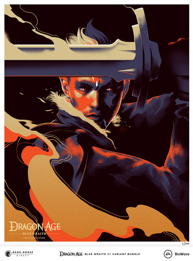Dragon Age: Blue Wraith #1 Exclusive Variant Comic Bundle – Dark Horse ...