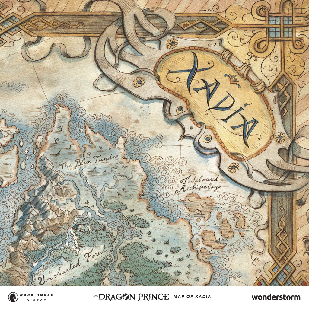 The Dragon Prince: Map of Xadia – Dark Horse Direct