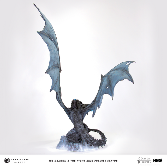 Game of Thrones: Ice Dragon & The Night King Premier Statue – Dark ...