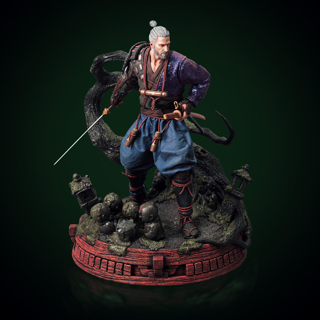 The Witcher 3 - Wild Hunt: Geralt Ronin - Lone Wolf Figure (Standard E ...