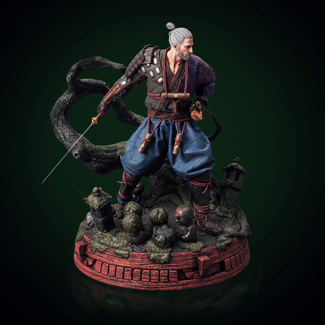 The Witcher 3 - Wild Hunt: Geralt Ronin - Lone Wolf Figure (Standard E ...