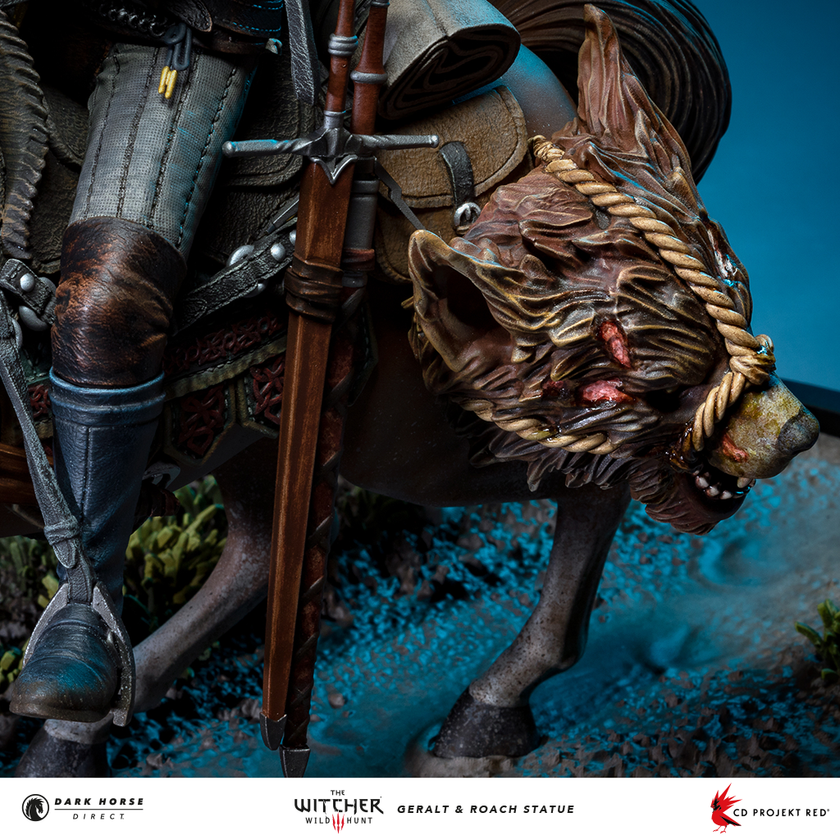 The Witcher 3 - Wild Hunt: Geralt & Roach Statue – Dark Horse Direct