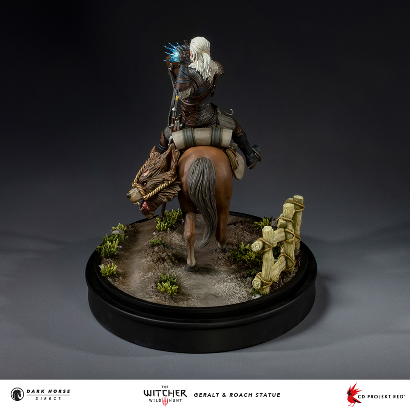 The Witcher 3 - Wild Hunt: Geralt & Roach Statue – Dark Horse Direct