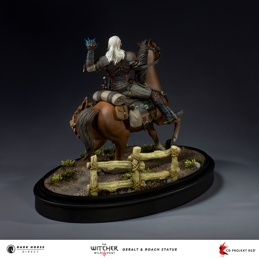 The Witcher 3 - Wild Hunt: Geralt & Roach Statue – Dark Horse Direct